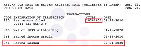 What Does As Of Date Mean On Tax Transcript