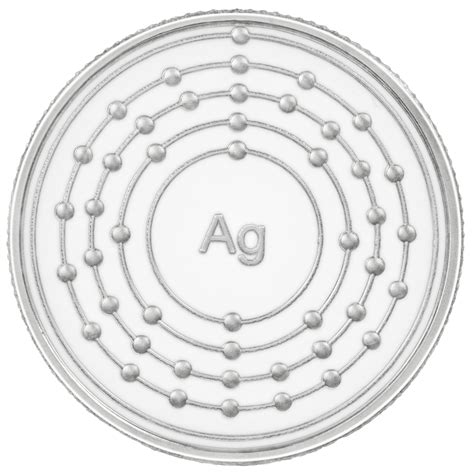 Bohr Atomic Structure Of Silver 999 Round 10g Buy Discount Silver