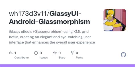 Github Wh173d3v11glassyui Android Glassmorphism Glassy Effects