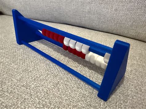 2 Row Rekenrek Abacuscounting Frame By Stevedave Makerworld