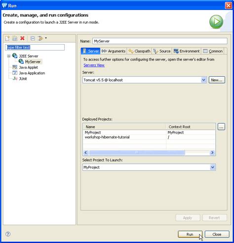 Running An Application