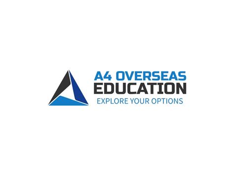 A4 Overseas Education Logo Design Your Own Education Logo Logoai