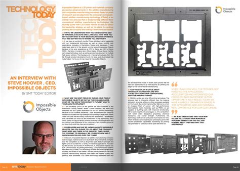 Impossible Objects Inc On Linkedin Electronicsmanufacturing 3dprinting