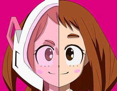 Uraraka Fanart Projects Photos Videos Logos Illustrations And Branding Behance