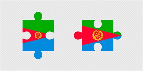 Puzzle Pieces With Eritrea Flag 68161952 Vector Art At Vecteezy