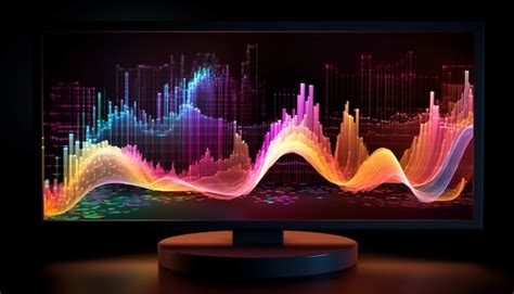 Premium Photo Modern Abstract Wave Pattern Backdrop Digitally