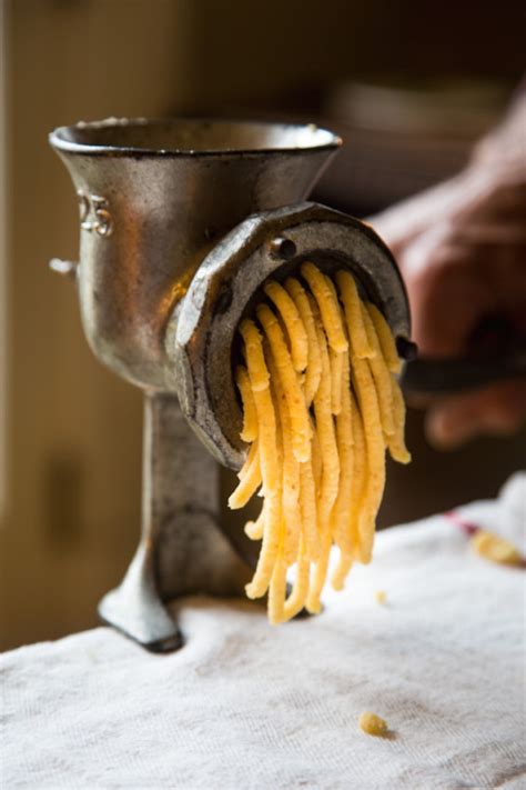My Moms Passatelli And An Old Meat Grinder