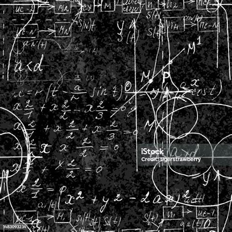 필기 수학 공식 수학 관계 또는 기호 더하기 빼기 곱하기 부문 등 다양 한 작업에서에서 표현 하는 규칙으로 원활한 끝 없는 패턴 배경 계산함에 대한 스톡 벡터 아트 및 기타