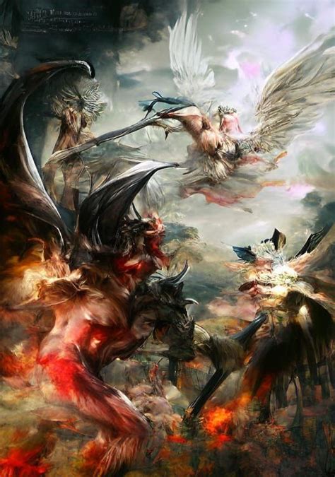Angel And Demons Art