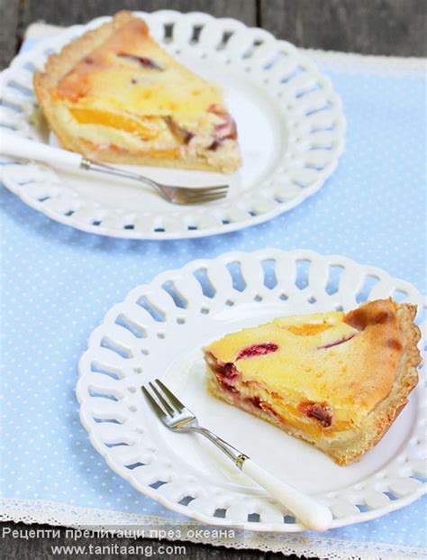 Пай с праскови и сливи