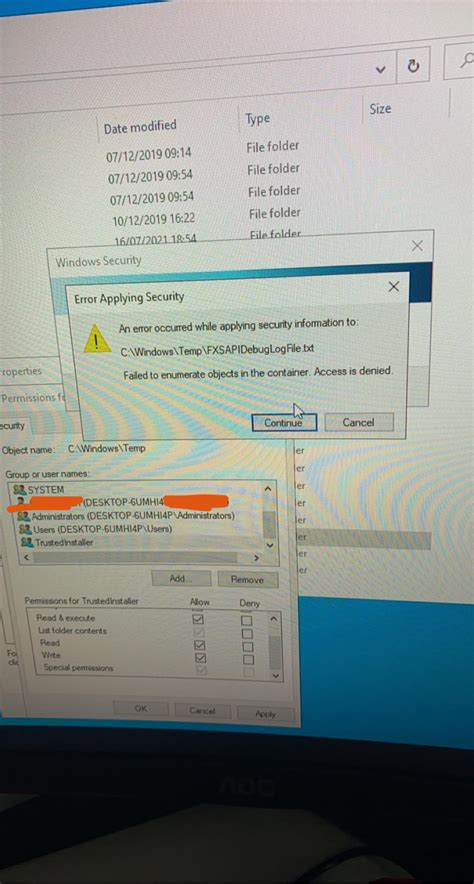 Trying To Fix Error Code 2503and2502 Followed A Yt Video And Then When I