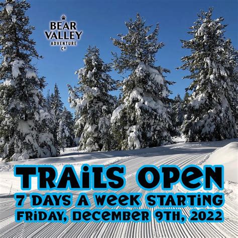 Bear Valley Adventure Companys Cross Country Skiing Snowshoeing