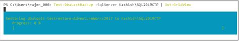 Validate Backups With Sql Restore Database Operations Using Dbatools