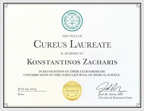 konstantinos zacharis on linkedin laureate cureus
