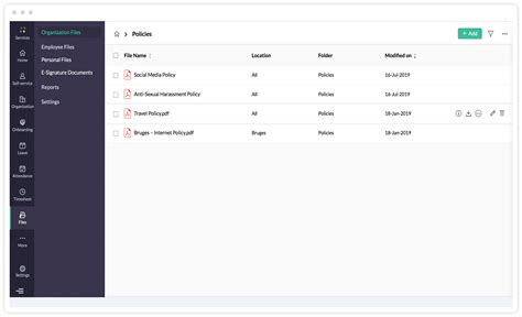 Hrms Key Features Simple Efficient And On Cloud Zoho People