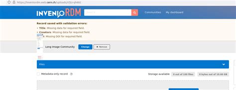 Community Image Overflow Issue Inveniosoftware Invenio App Rdm GitHub