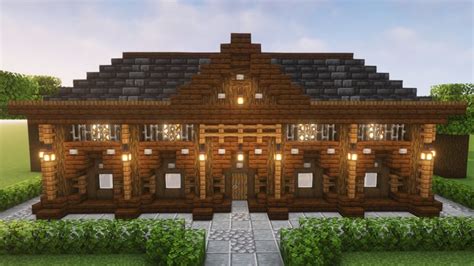 Wooden Survival House Design In Minecraft