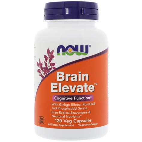 Now Foods Brain Elevate 120 Veg Capsules Byclue