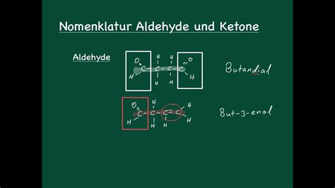 Aldehyde Und Ketonen Benennen Nomenklatur Youtube