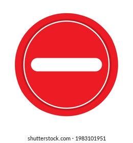 Traffic Signal Do Not Enter Stock Vector Royalty Free Shutterstock