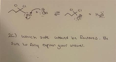 Solved 2c Which Side Wours Be Favared Be Sure To Folly