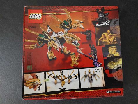 LEGO NINJAGO 70666 Zlatý drak zmáčknutá krabice nové Aukro LEGO NINJAGO 70666 Zlatý drak zmáčknutá krabice nové Aukro