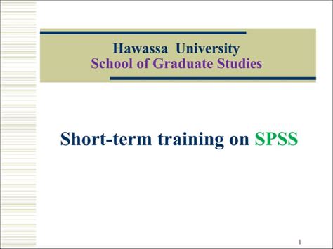 Chapter 1 Phd Spss Final Lecture Pptx