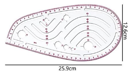 Sewing Tools Stlye Sew French Curve Metric Shaped Ruler Measure For Sewing Dressmaking Pattern