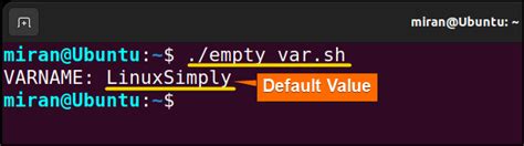 How To Use Default Value In Bash Scripts 2 Methods Linuxsimply