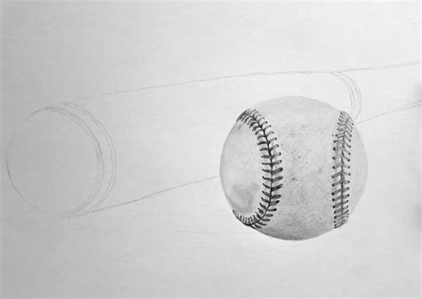 How To Draw A Realistic Baseball Bat And Ball Muus Art