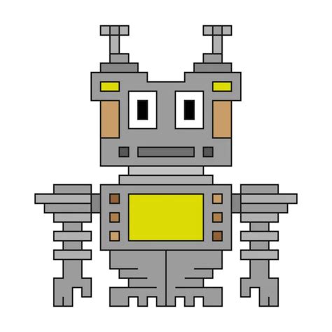 100000 8 Bit Robot Vector Images Depositphotos
