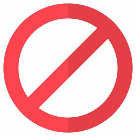block prevent stop hinder prohibit bar restrict icon download