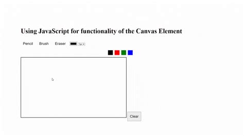 Building A Drawing Application With Html5 Canvas