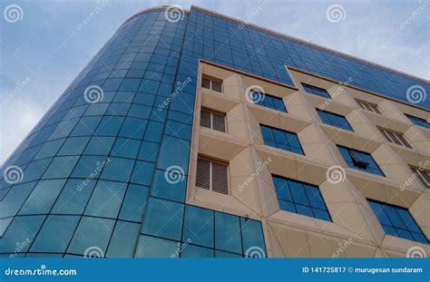 Exterior Cladding Of An High Rise Residential Building And Finished With An Grp Cladding Stock