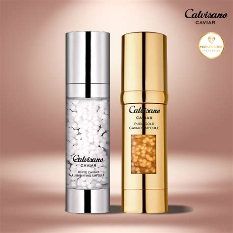 칼비사노 퓨어 골드 캐비아 앰플 칼비사노 화이트 캐비아 일루미네이팅 앰플 캐비아 크림 20g 피플앤스토어