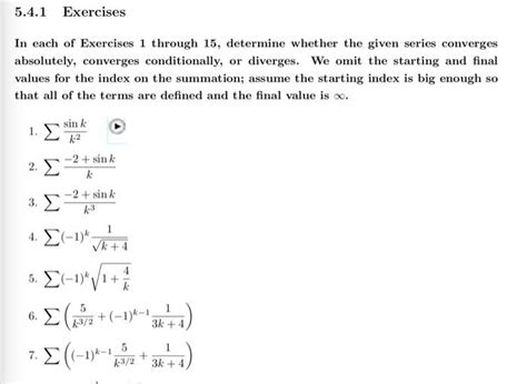 solved 5 4 1 exercises in each of exercises 1 through 15