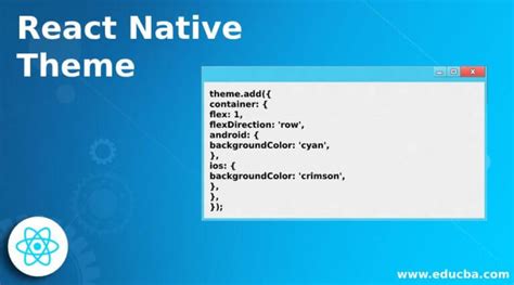 React Native Theme Different Themes In React Native With Examples