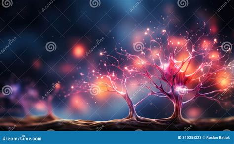 Neural Networks Weave Through The Brain Resembling A Complex Web Of Connections The Visual