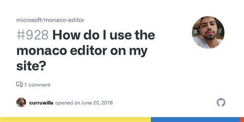 How Do I Use The Monaco Editor On My Site Issue Microsoft Monaco Editor GitHub