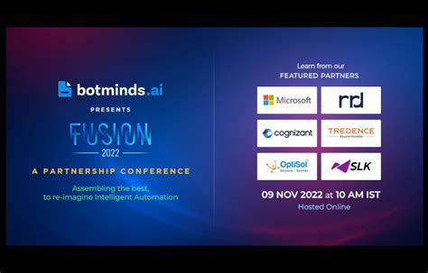 Rpa Master On Linkedin Fusion 2022 Botminds Event