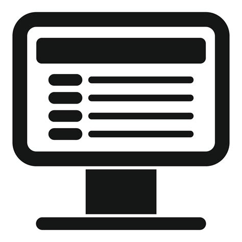 computer monitor displaying information with charts and data 48296126