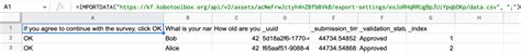 Connecting To Your Data Using Synchronous Exports — Kobotoolbox