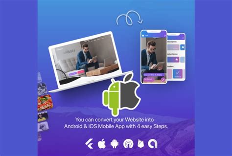 convert website to android and ios app using webview by designerreal