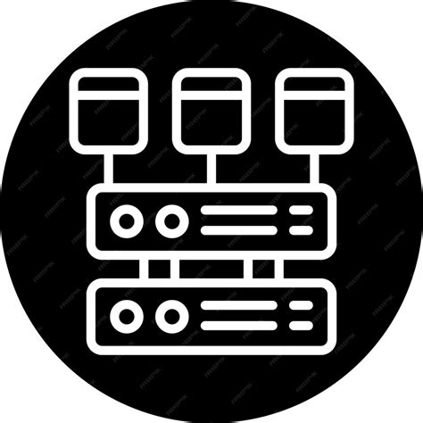 Premium Vector Data Modeling Icon Style