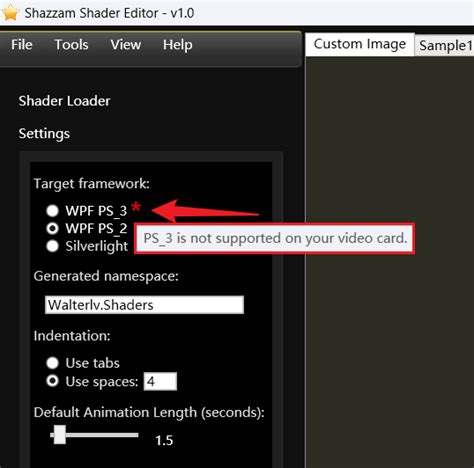 Wpf 像素着色器入门：使用 Shazzam Shader Editor 编写 Hlsl 像素着色器代码 Walterlv