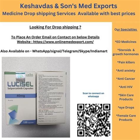 Selpercatinib Capsules Retevmo Capsule Latest Price Manufacturers