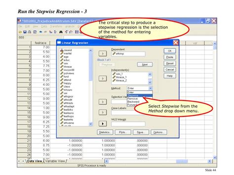 Ppt Stepwise Multiple Regression Powerpoint Presentation Free