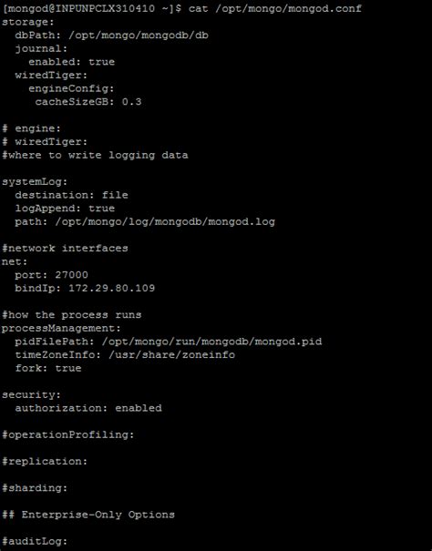 Cant Create A Mongodb Single Instance Database Administrators Stack