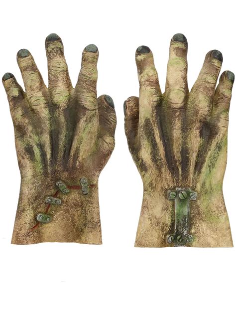 Universal Monsters Frankenstein Latex Gloves Monster Hands Halloween