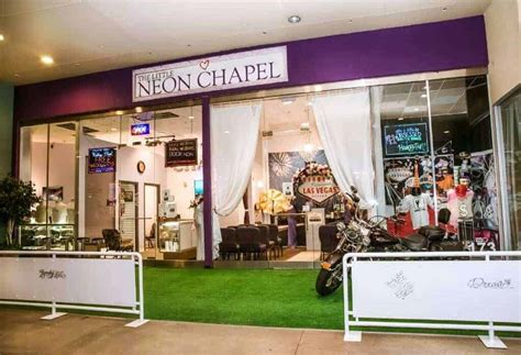 The Little Neon Chapel Wedding Ceremony Packages Prices Las Vegas